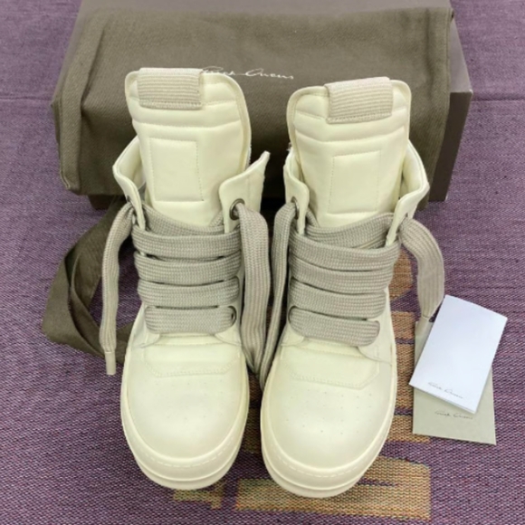 Rick Owens | Shoes | Rick Owens Geobasket Jumbo Lace Eu43 | Poshmark